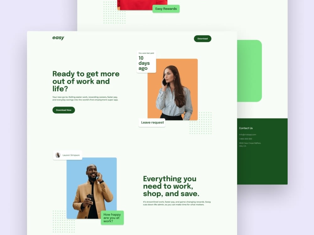 A stunning website design built in Webflow | Upwork