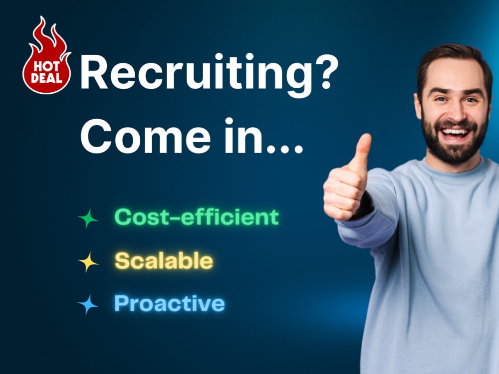 A team of recruiters who will search for elite talent | Upwork