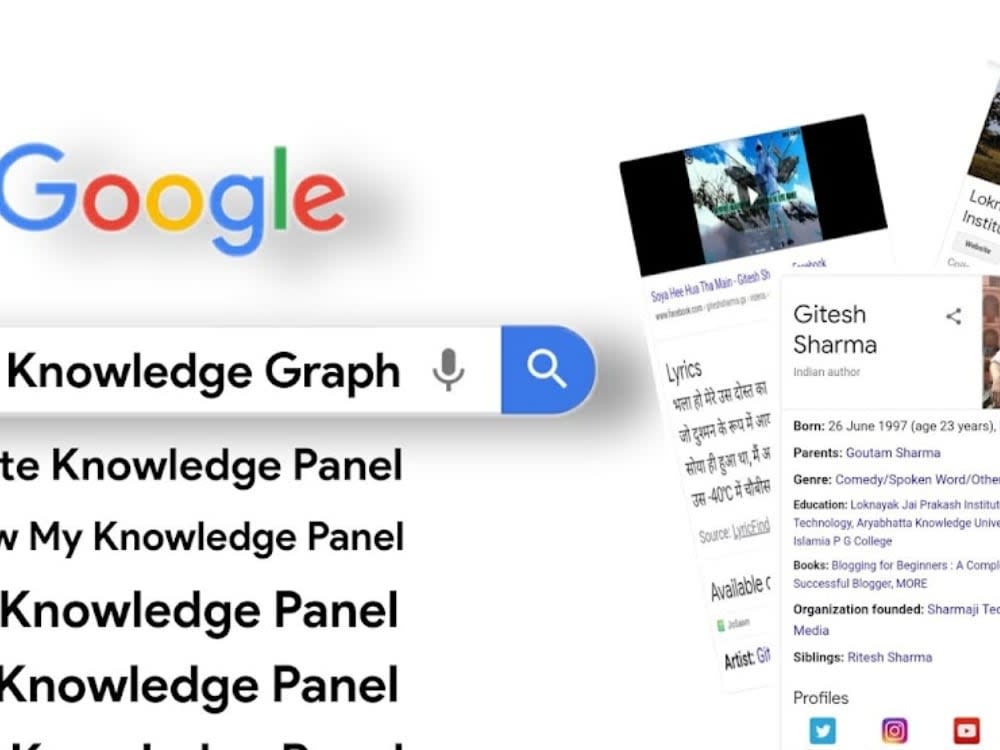 A verified Google knowledge panel for brand, individual or business | Upwork
