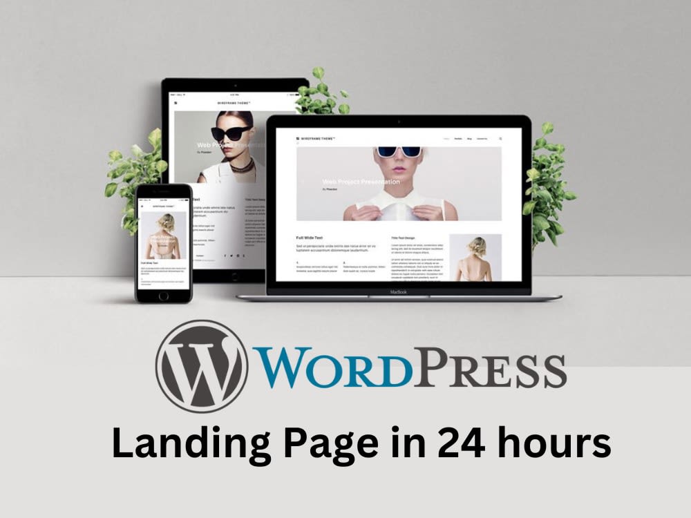 A Top-notch WordPress Landing Page Website in 24 hours | Upwork