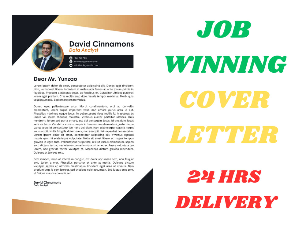 Write and design a professional job winning cover letter | Upwork