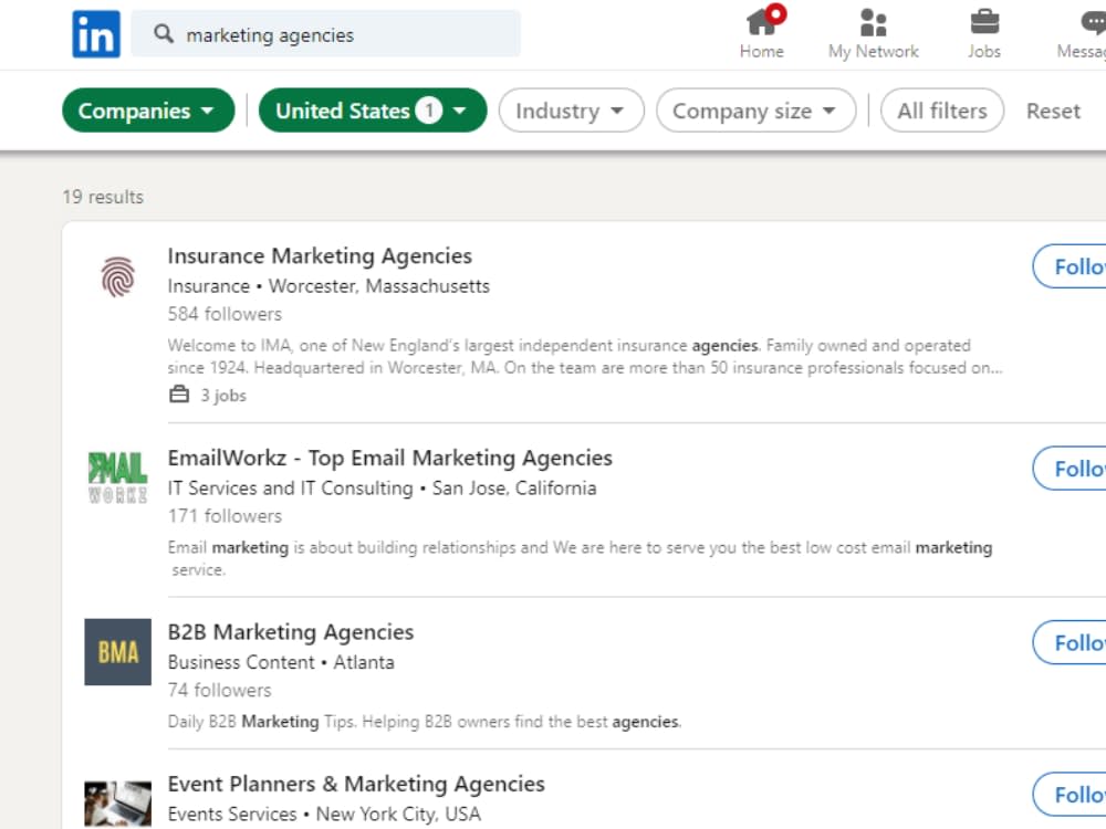 A list of C-level contacts in the B2B Market and Data Entry for you ...