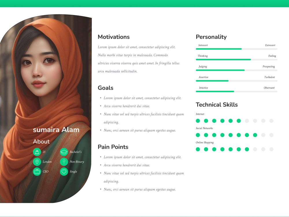 User Persona/User journeys/ and mind map by doing UX Research | Upwork