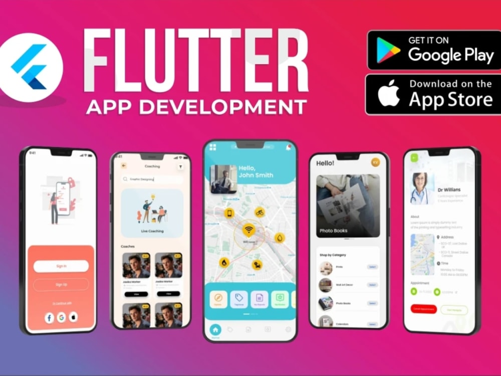A custom flutter and IOS Application | Upwork