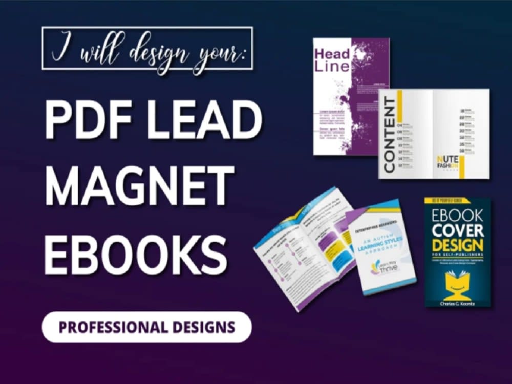 Design unique PDF lead magnet, brochure, ebook report | Upwork