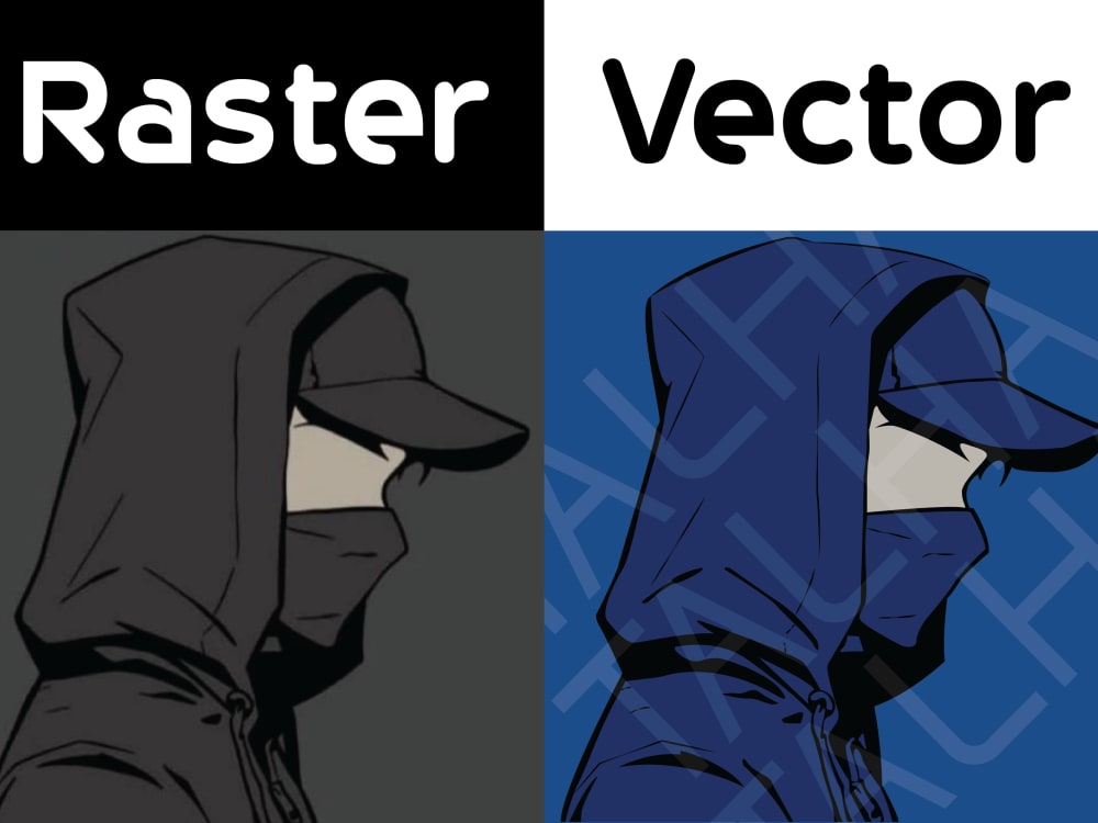 Raster Images turned into Vector Images with any kind of changes you ...