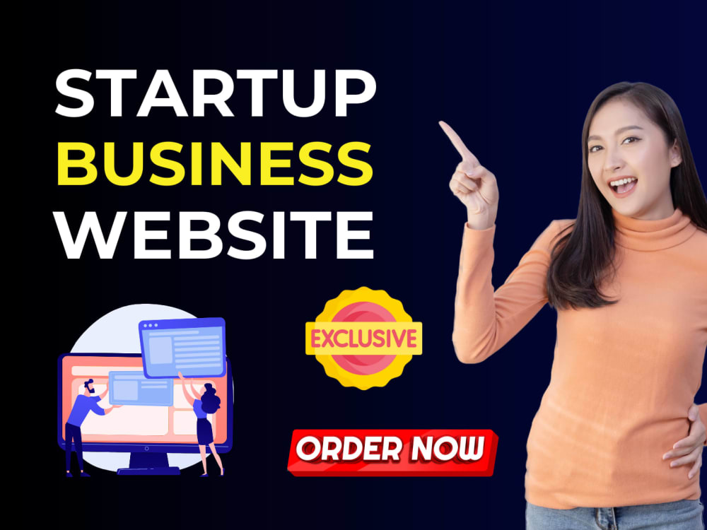 Stunning startup website for startup business website design | Upwork
