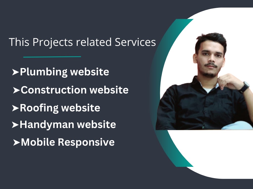 Responsive plumbing website, roofing and construction website | Upwork