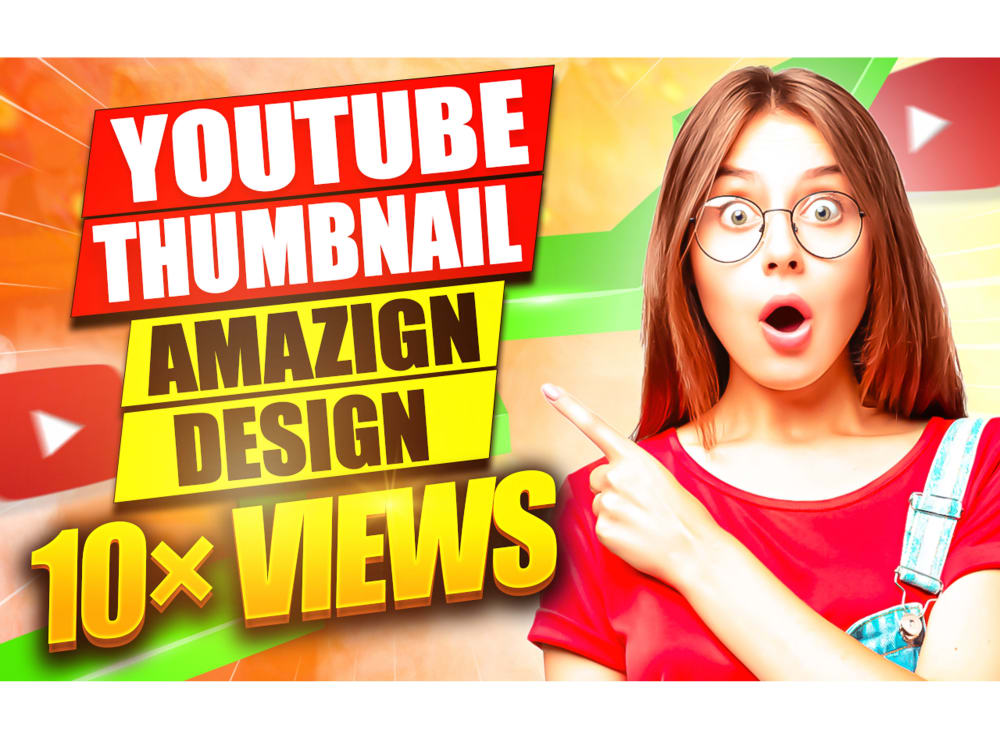 Design amazing youtube thumbnail in 3 hours | Upwork