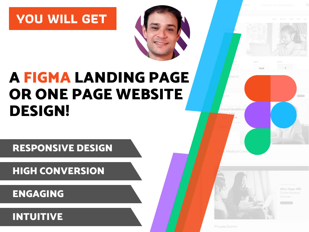 A Stunning Landing Page or One Page Website Design using Figma! | Upwork