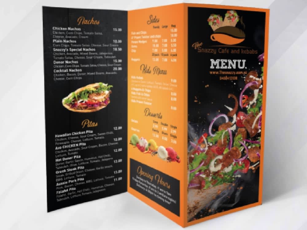 Design professional food menu, restaurant menu or price list | Upwork