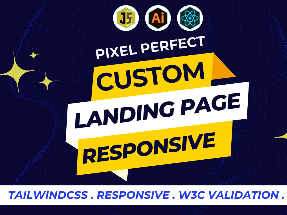 A fully responsive landing page | Upwork