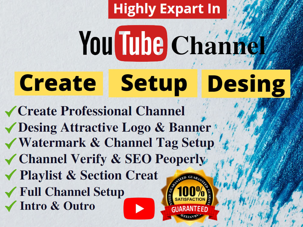 Setup YT Channels With Full Search Engine Optimization | Upwork