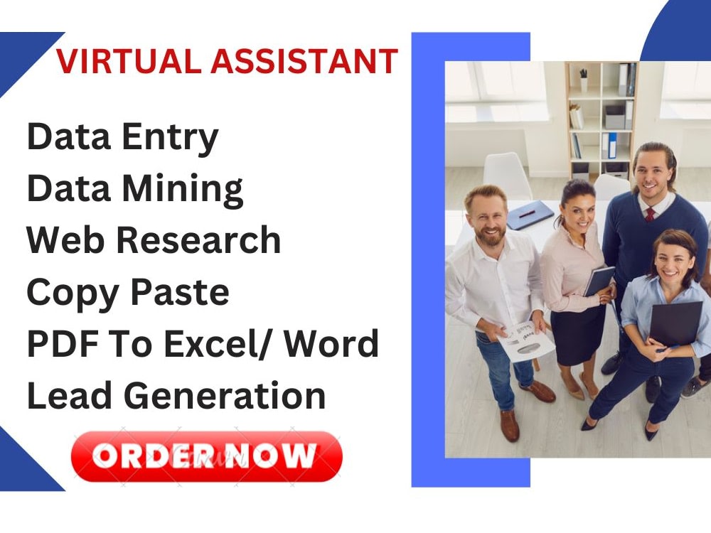 Data Entry Web Research Copy Paste PDF To Excel/ Word Lead Generation | Upwork