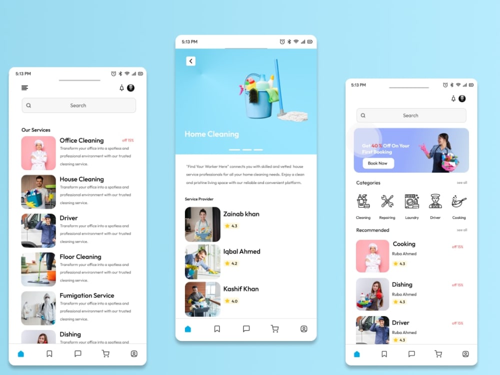 Design Awesome And Creative Mobile App Uiux Design Upwork