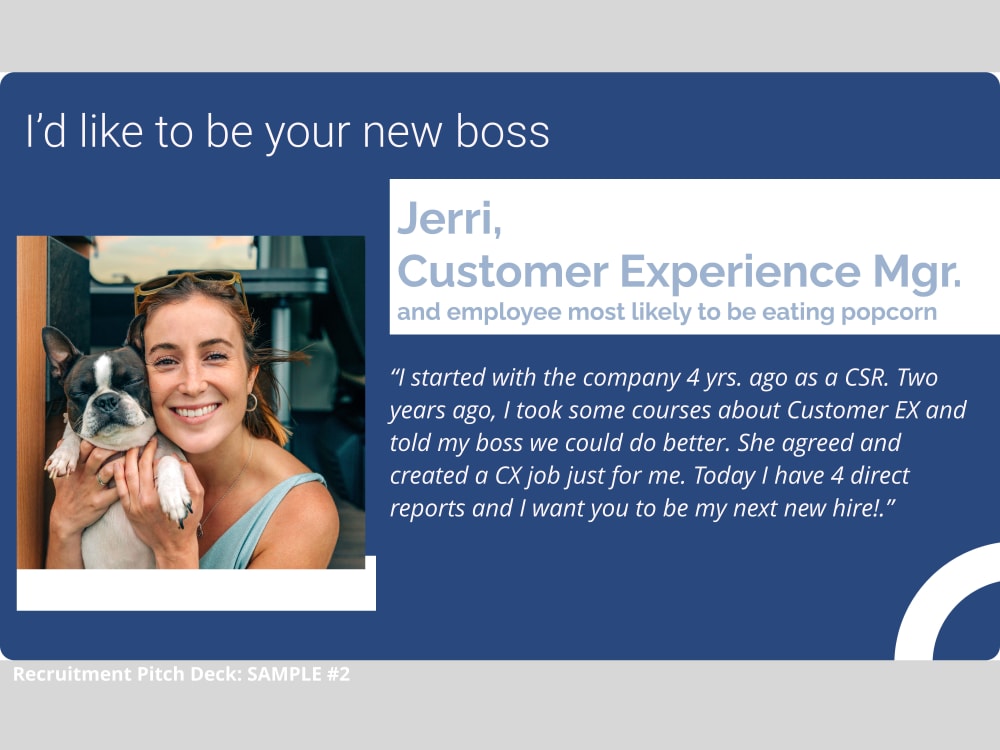 A Candidate Sell Deck that gets you the candidates you want. | Upwork