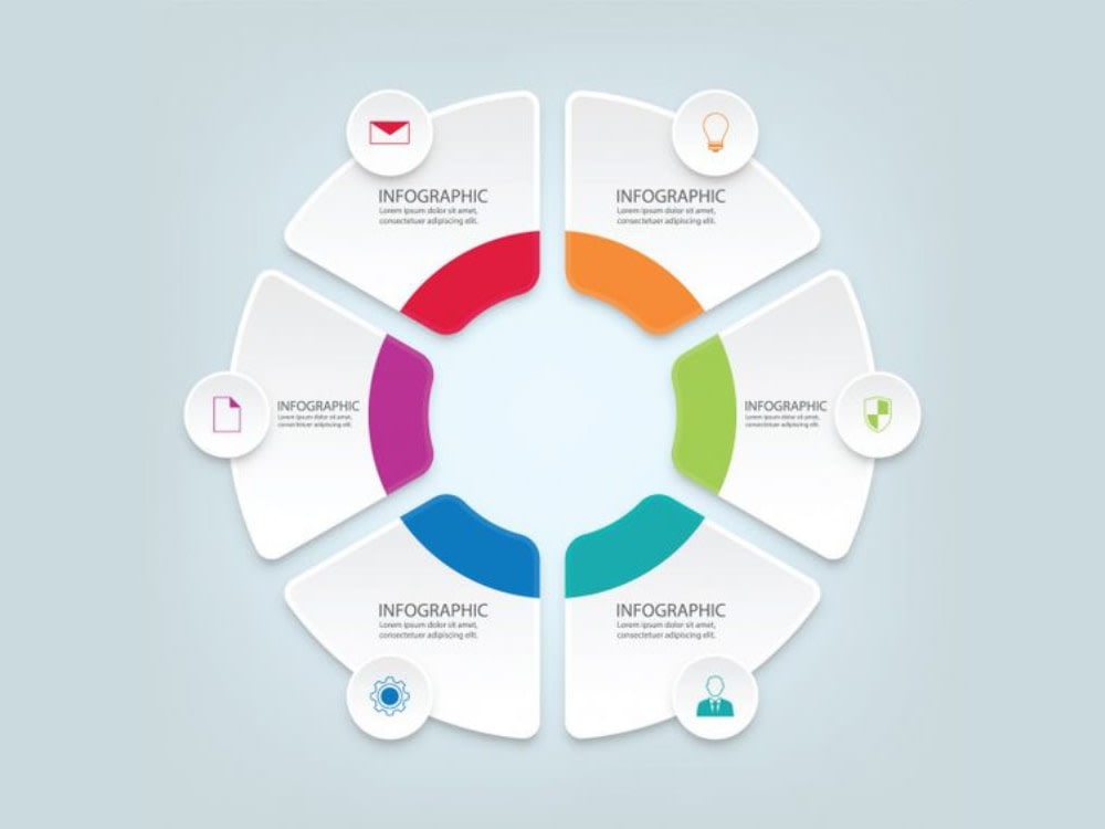 Creative design of PowerPoint infographics flowcharts diagram graphs ...