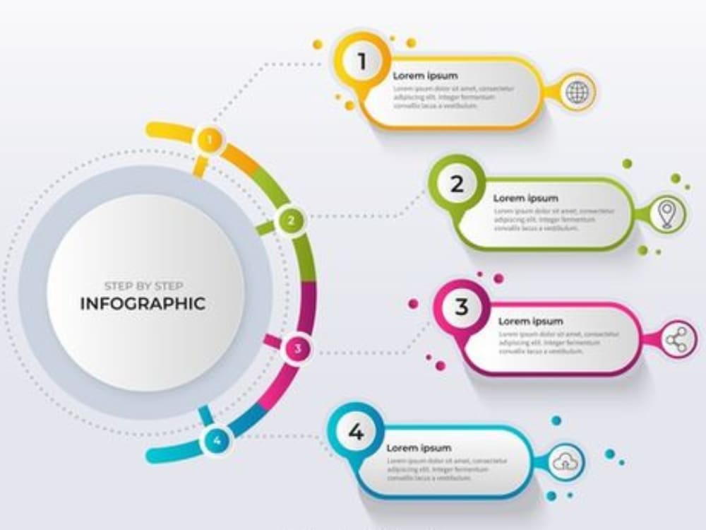 Creative design of PowerPoint infographics flowcharts diagram graphs ...