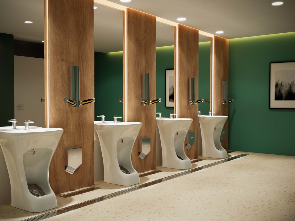 A high quality realistic 3d render of a washroom or bathroom | Upwork