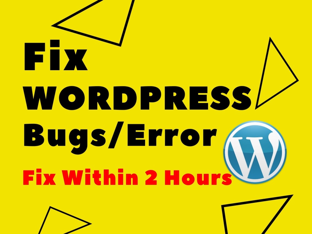 Fix WordPress error/Fix WordPress issue/Fix WordPress Bugs/Malware ... Fix WordPress error/Fix WordPress issue/Fix WordPress Bugs/Malware ...