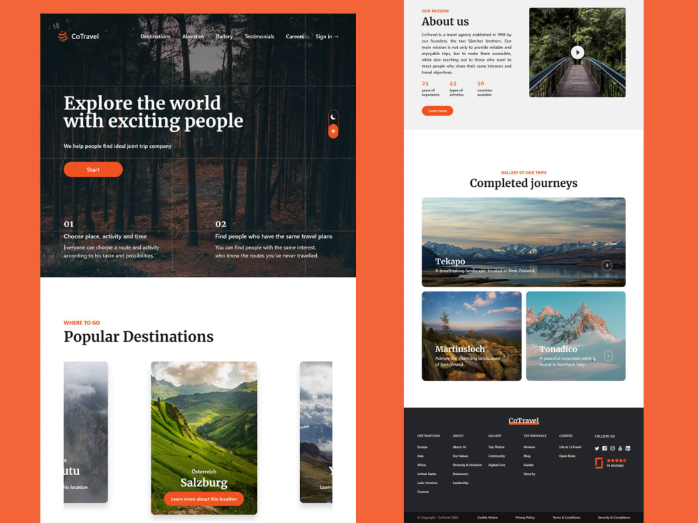 A VISUALLY STUNNING WEBSITE [FRONT-END] | Upwork