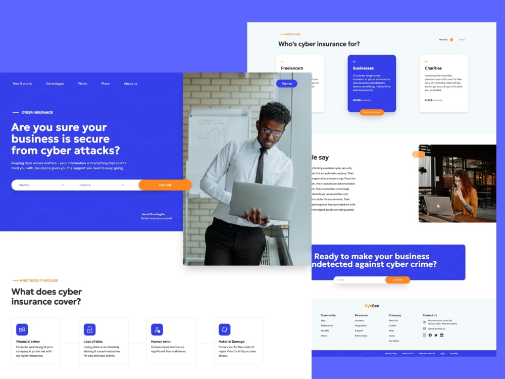A VISUALLY STUNNING WEBSITE [FRONT-END] | Upwork