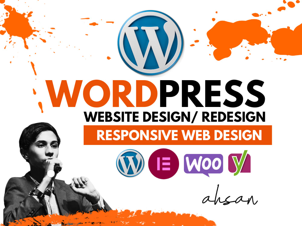 A modern and mobile friendly WordPress website design | Upwork