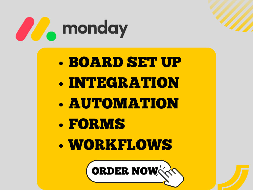 Monday setup, Monday automation, integrations crm | Upwork