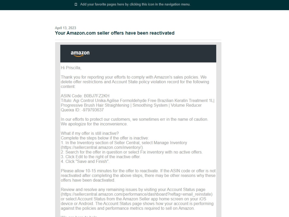 Amazon deactivated/suspended account reinstated | Upwork