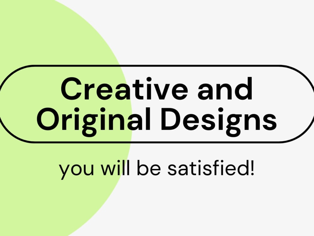 Original and creative graphic designs | Upwork