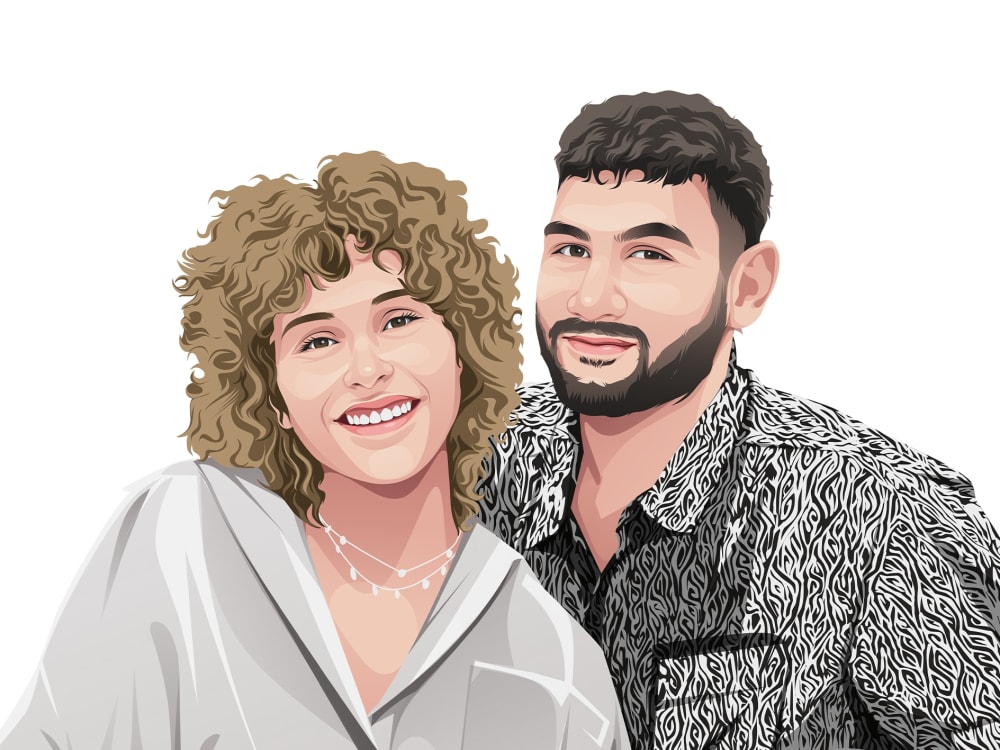 A realistic vector portrait illustration from your photo | Upwork