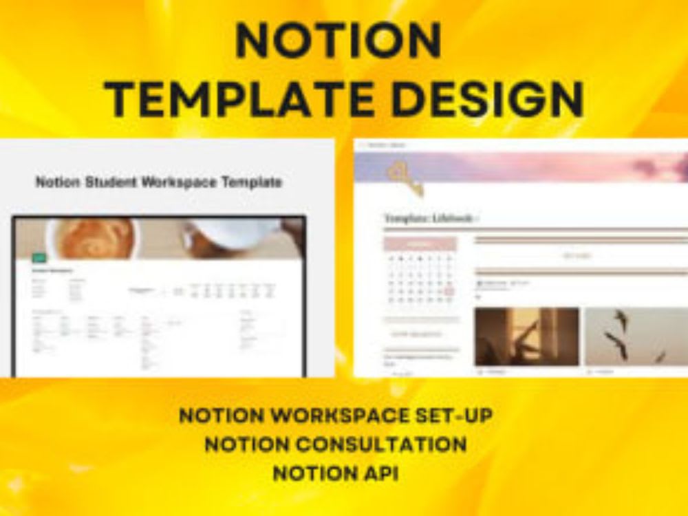 Build a fully personalized notion template for you | Upwork