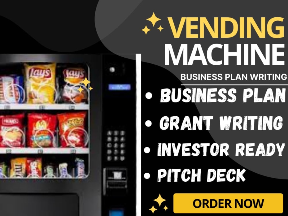 A Perfect Vending Machine Business Plan, Pitch Deck, Market Research ...