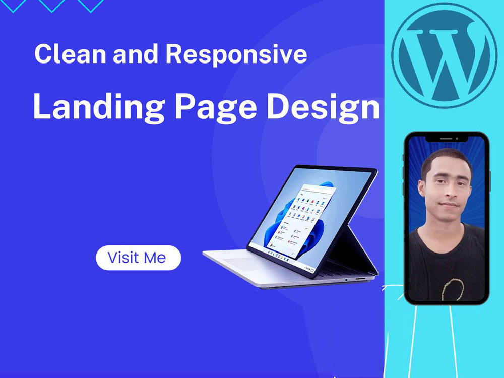 A Responsive landing page for a WordPress website With Elementor | Upwork