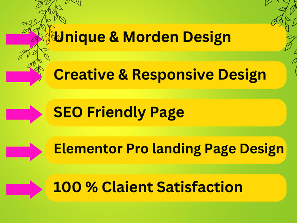 A Responsive landing page for a WordPress website With Elementor | Upwork