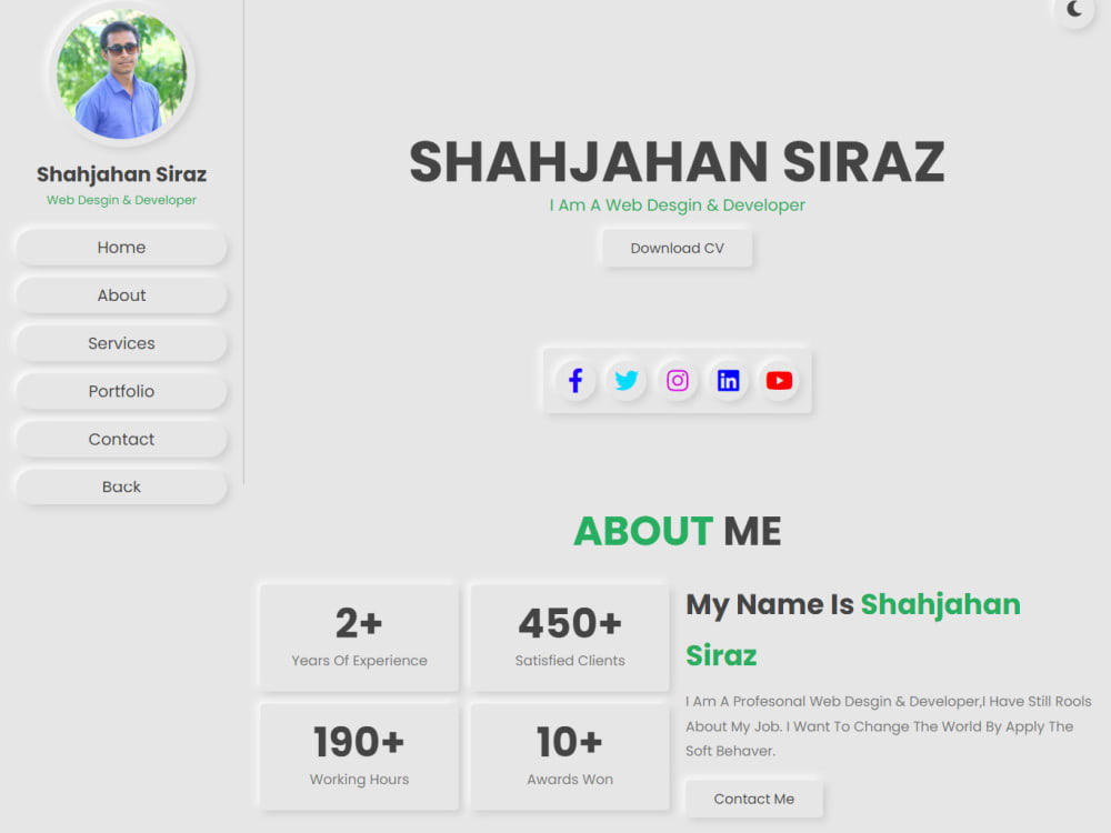 A Responsive landing page for a WordPress website With Elementor | Upwork