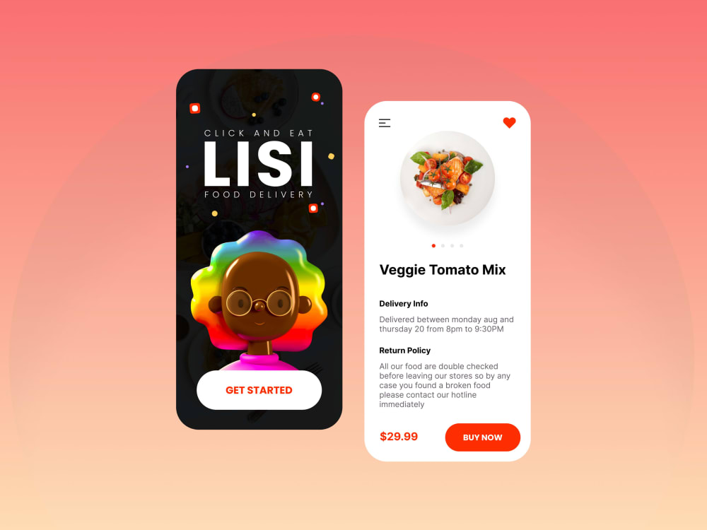 A custom Mobile App UI design | Upwork
