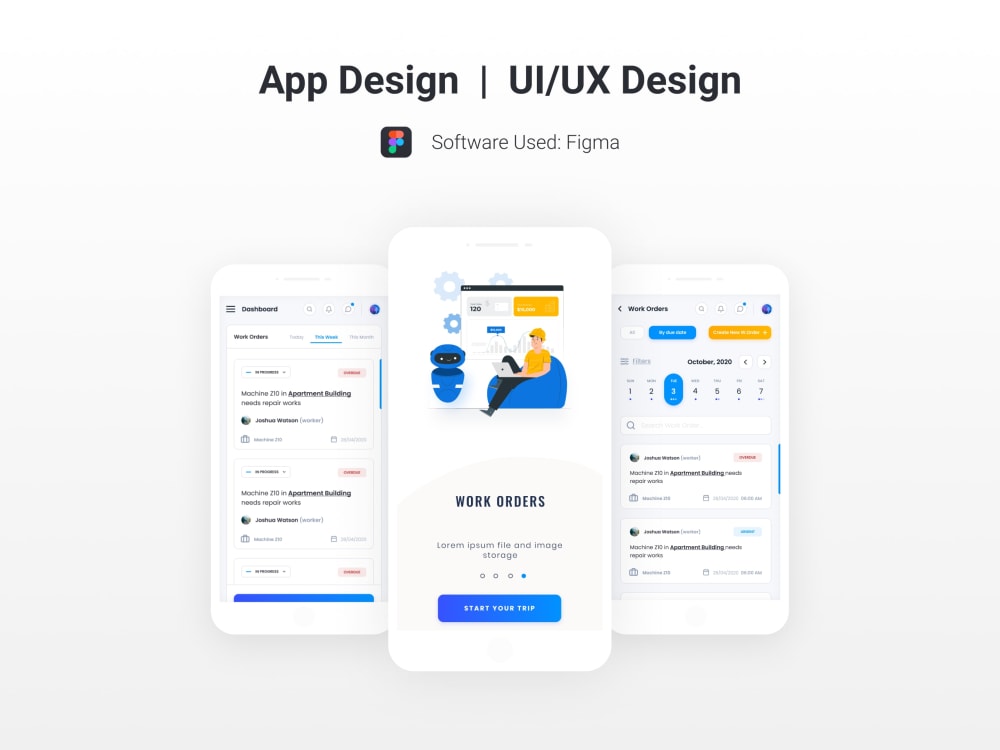 A custom Mobile App UI design | Upwork