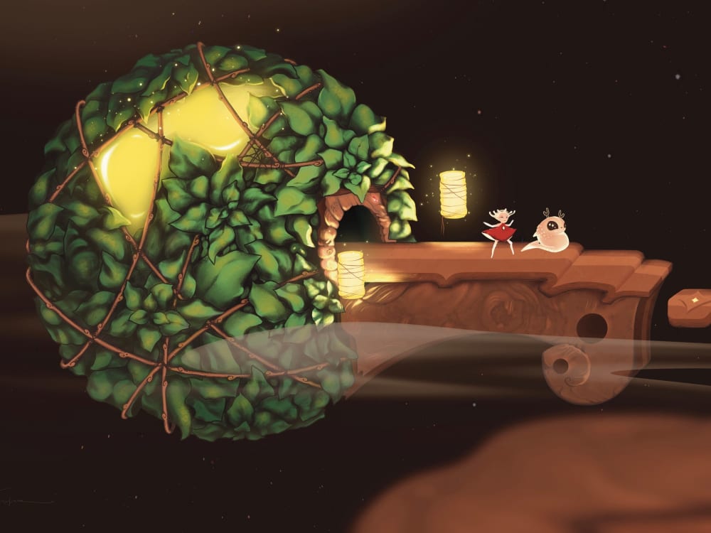 Magical 2D environment concept art for your game that inspires your ...