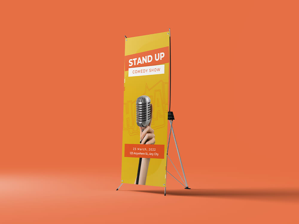 Fantastic & Professional Roll-up banner | Upwork