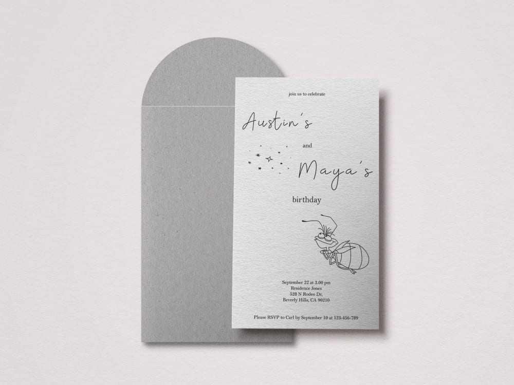 A unique and personalized birthday invitation | Upwork