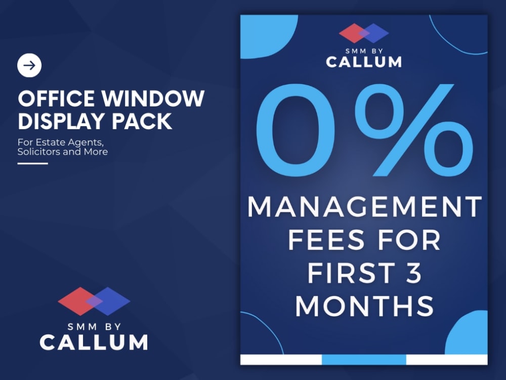 6 Office Window Display/Cards Pack | Upwork