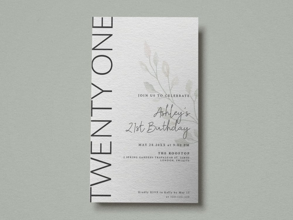 A unique and personalized birthday invitation | Upwork