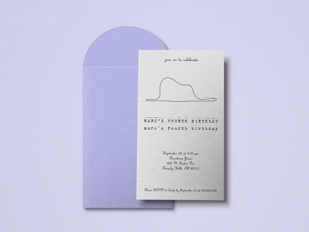 A unique and personalized birthday invitation | Upwork