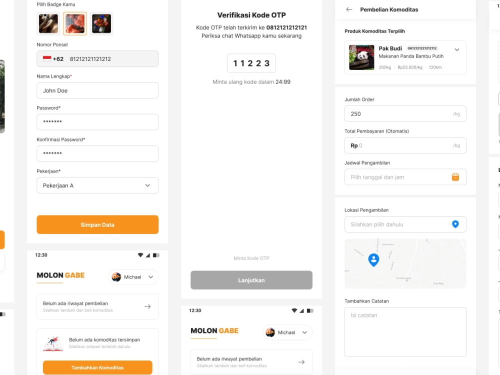 An easy code interface design for desktop and mobile version | Upwork