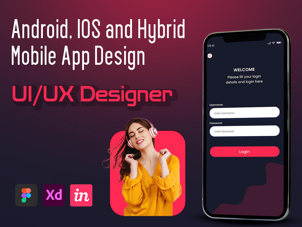 Mobile App UI design / Website UIUX Designers / CRM UI Design in XD ...