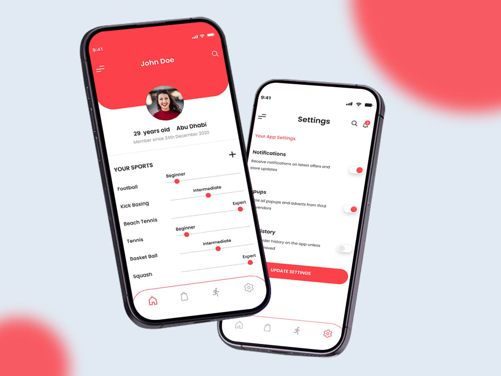 Mobile App UI design / Website UIUX Designers / CRM UI Design in XD ...
