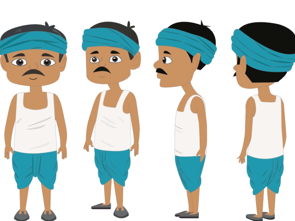 Cartoon character/ Game characte Design/ 2D/ Vector Character Design ...