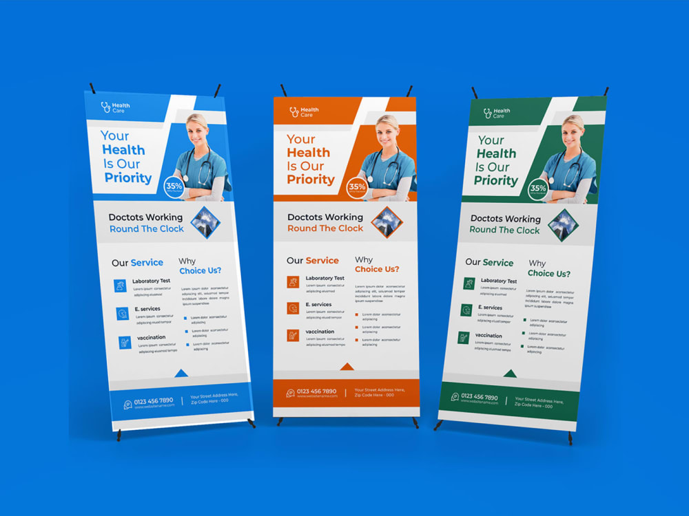 Roll up banner, pull up banner, retractable banner | Upwork