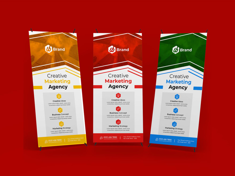 Roll up banner, pull up banner, retractable banner | Upwork